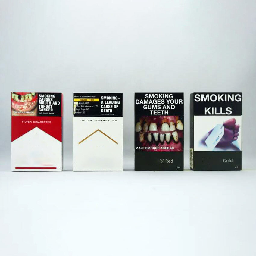 Smoking Packs Cigarette Boxes Paper Packet Tobacco Plain Standardized ...