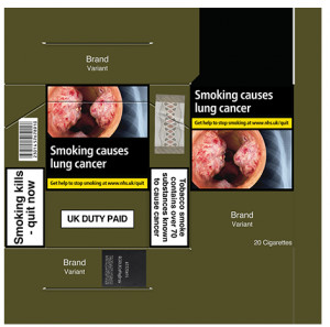 Smoking Packs Cigarette Boxes Paper Packet Tobacco Plain Standardized ...