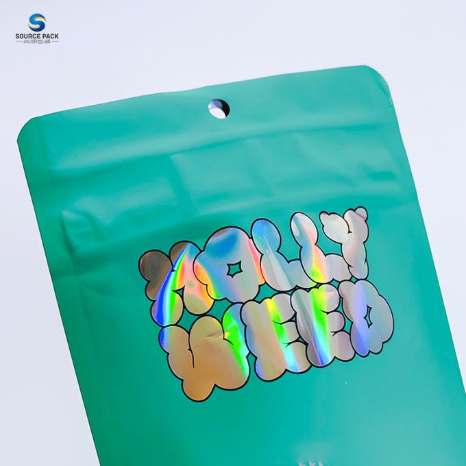 Weed Packaging Bags Custom Plastic Zipper Smell Proof Mylar Marijuana