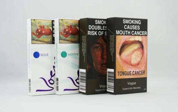 Smoking Packs Cigarette Boxes Paper Packet Tobacco Plain Standardized ...